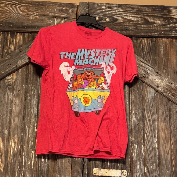 Tops | Red Scooby Doo Mystery Machine Graphic Tshirt | Poshmark